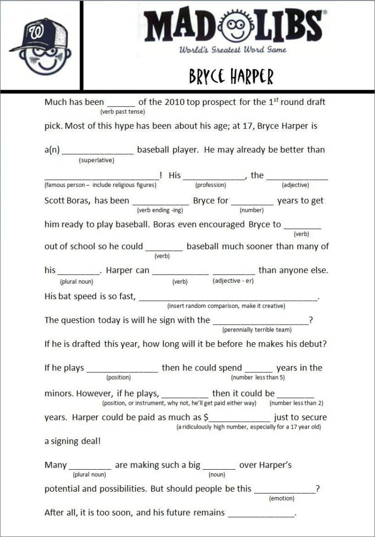 Mad Libs Adult 2025 - Printablemadlibs.com