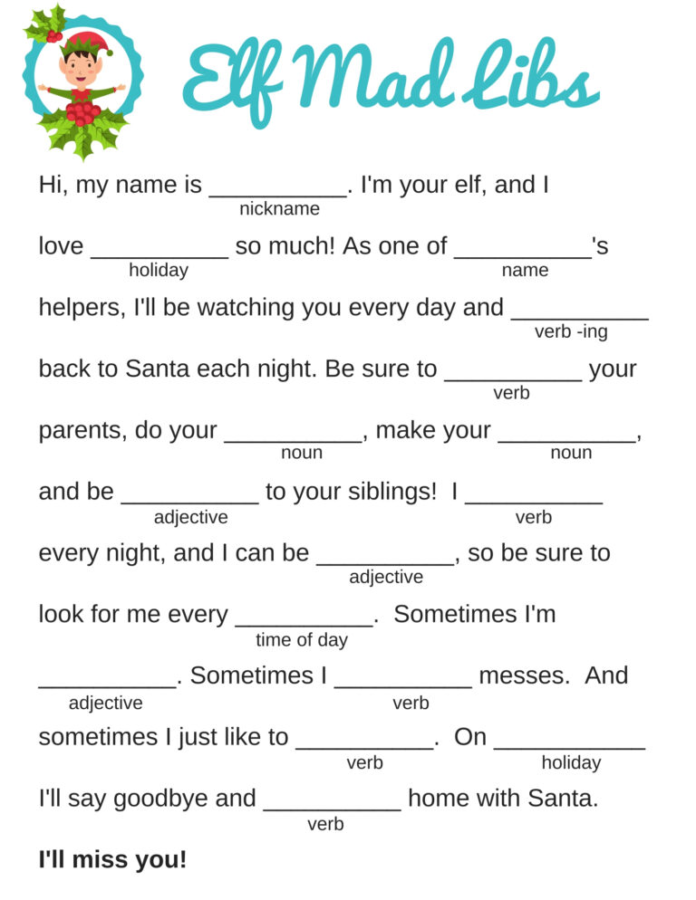 Mad Libs For Kids Coding 2025 - Printablemadlibs.com